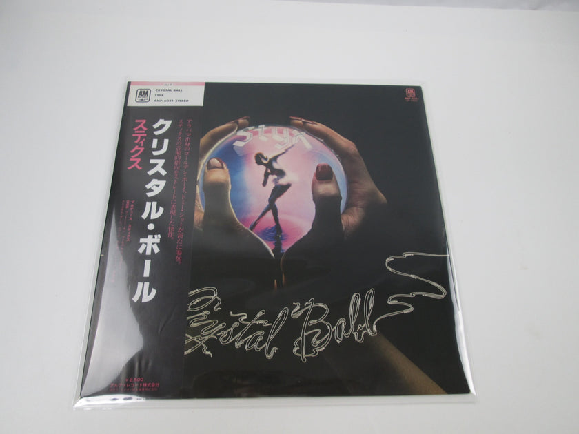 STYX CRYSTAL BALL A&M AMP-6021 with OBI Japan LP Vinyl | Japan Records ...