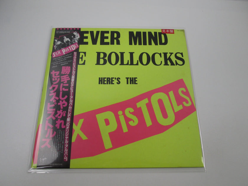 Sex Pistols Never Mind The Bollocks Here's Promo VIP-6986 with OBI LP ...