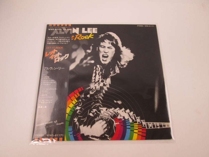 Alvin Lee Let It Rock Promo WWS-81171 with OBI Japan LP Vinyl | Japan ...