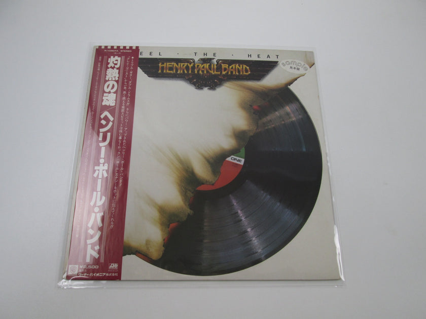 Henry Paul Band Feel The Heat Promo P-10907A with OBI Japan LP Vinyl ...