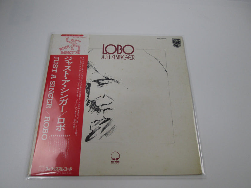 LOBO JUST A SINGER RJ-5159 with OBI Japan LP Vinyl | Japan Records ...