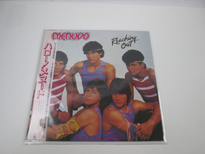 Menudo ‎Reaching Out RPL-8240 with OBI Japan LP Vinyl | Japan Records ...