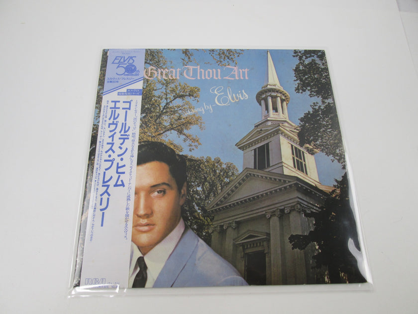 ELVIS PRESLEY HOW GREAT THOU ART RCA RPL-6021 with OBI Japan LP Vinyl ...