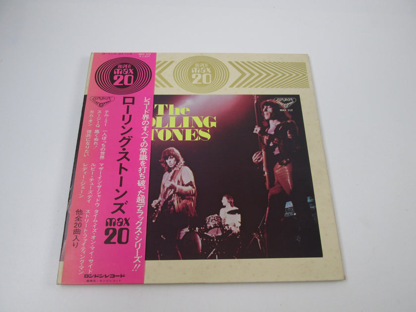 ROLLING STONES MAX 20 MAX 112 with OBI Japan LP Vinyl | Japan Records ...