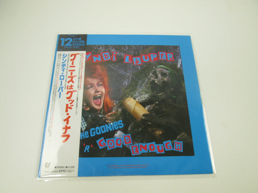 Cyndi Lauper Goonies R Good Enough Portrait 12 3P-647 with OBI Japan L ...