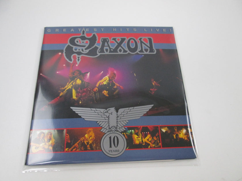 Saxon ‎Greatest Hits Live! ESDLP 132 LP Vinyl | Japan Records Vinyl ...